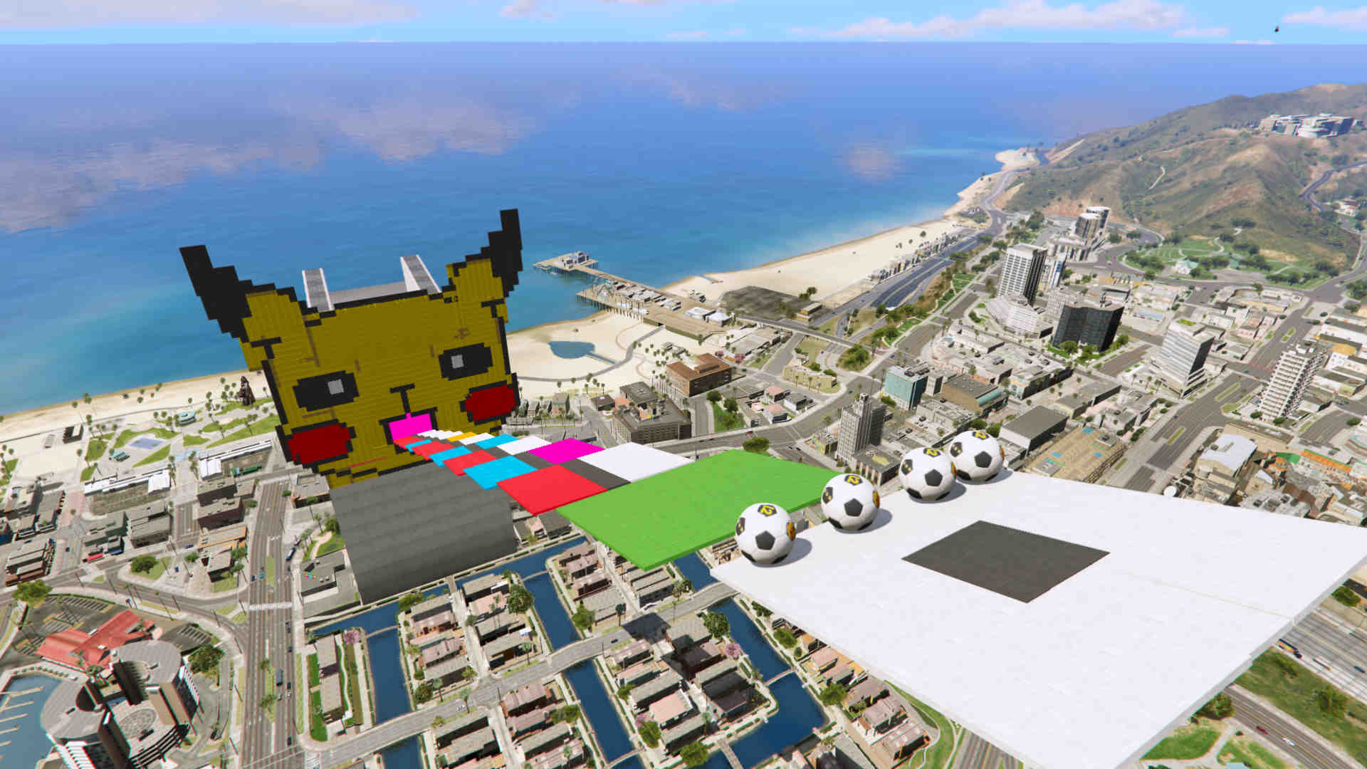 Mega Ramp PIKACHU – GTA Maps